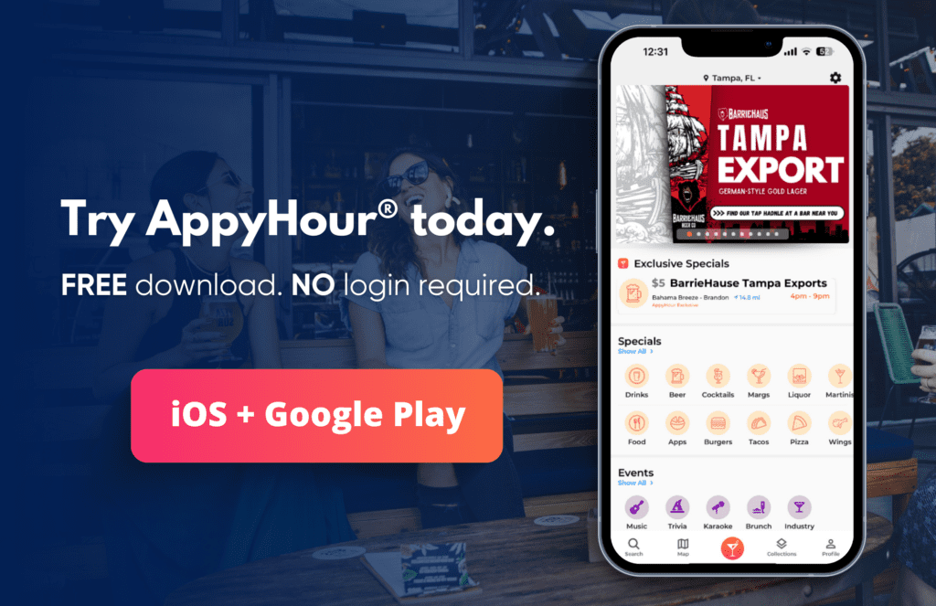 Find Happy Hour Deals Near You | AppyHour® Mobile App